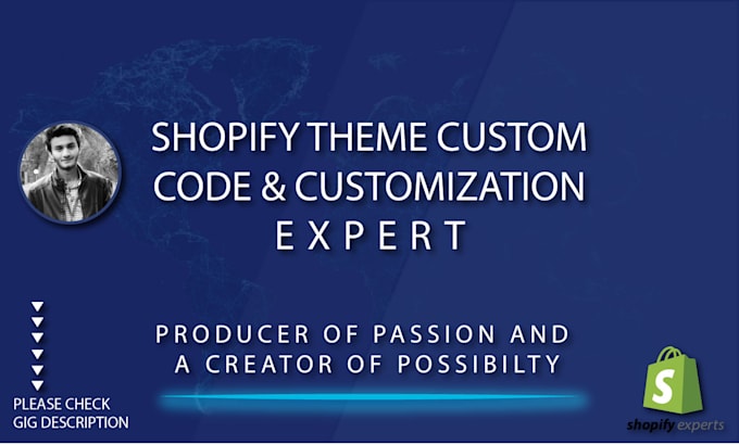 Do shopify theme custom code, edit, customize or redesign store by ...