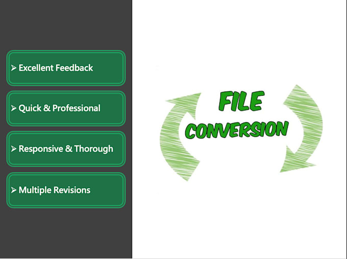 Do any file conversion to other file format by Farhat512 | Fiverr