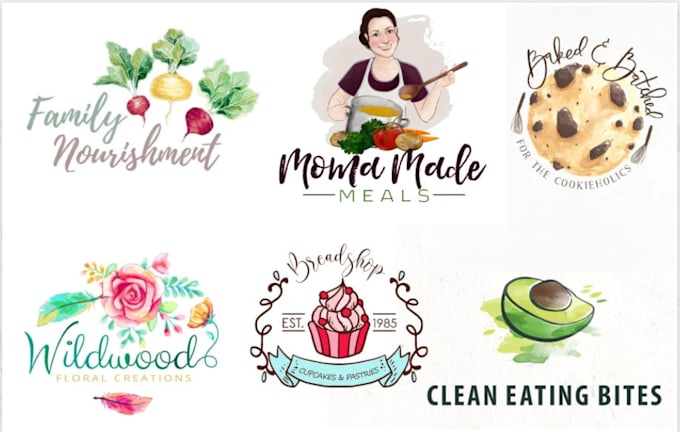 Design customized logo for your food business by Rhkdesigns | Fiverr
