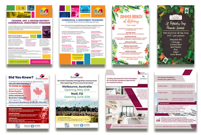 Design business flyer, event and party cover, poster by Nicolette7 | Fiverr