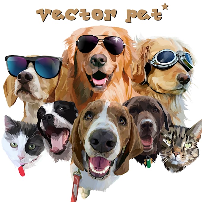 Draw your pet into vector art cartoon by Ahmd_vctr | Fiverr Draw your pet into vector art cartoon by Ahmd_vctr | Fiverr