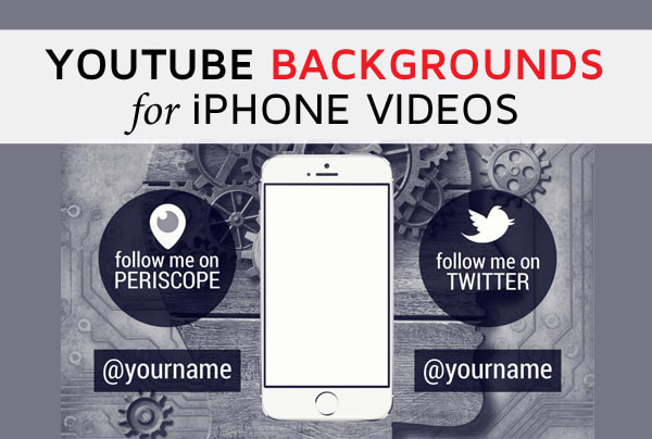 Create a youtube background for your iphone video footage by Katiep ...