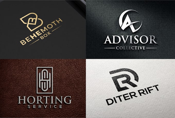 Design unique initial letter logo design by Mahfujrisath | Fiverr