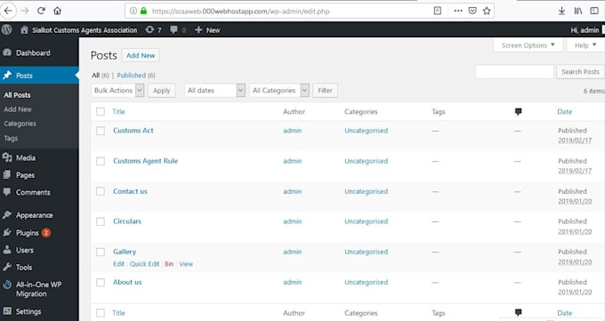 Do wordpress data entry and wordpress help by Kamranjaved683 | Fiverr