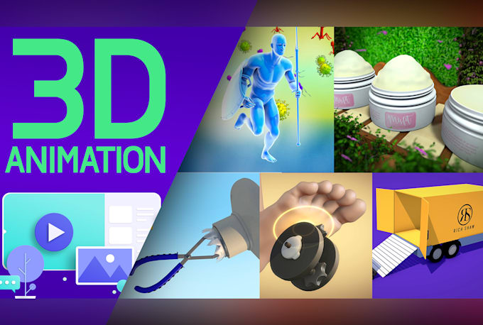 Design a simple 3d animation by Isururabbit | Fiverr