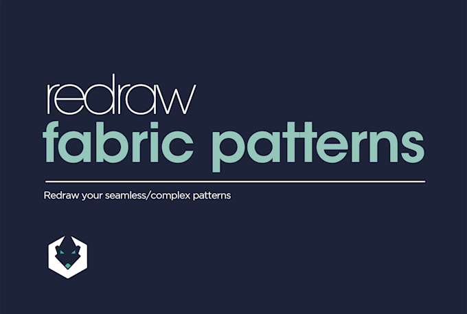 Professionally redraw your fabric patterns by Deluxemedia | Fiverr