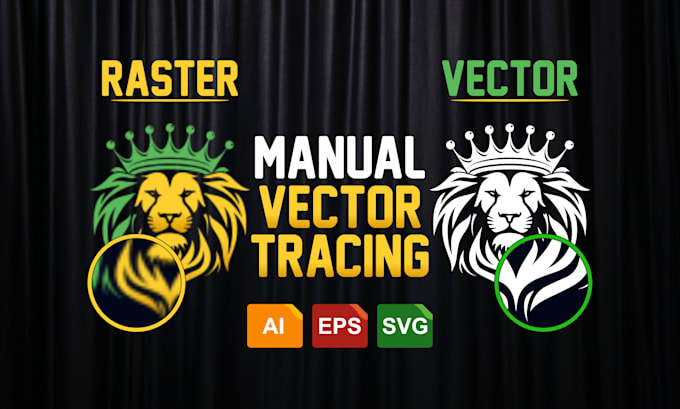 Edit, redraw, redesign, tracing or recreate logo in vector by ...
