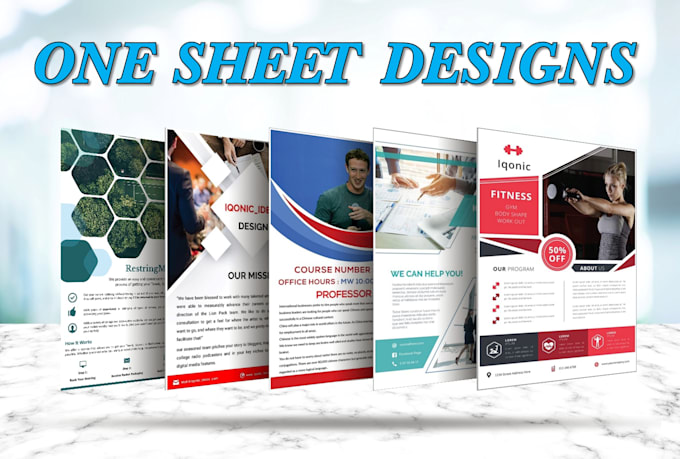 Provide one sheet, sales sheet, product sheet, and business flyer by ...