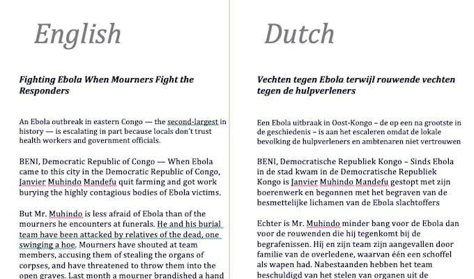 Translate your texts to and from dutch for you by Thomasvoort | Fiverr