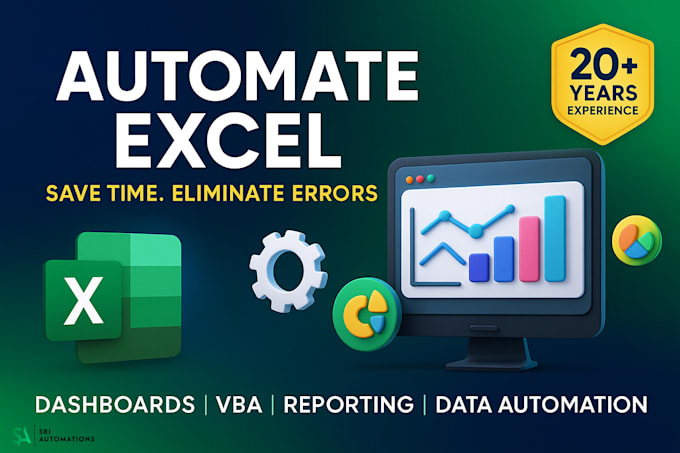 Automate your excel work using vba macros, formulas, and dashboards by ...