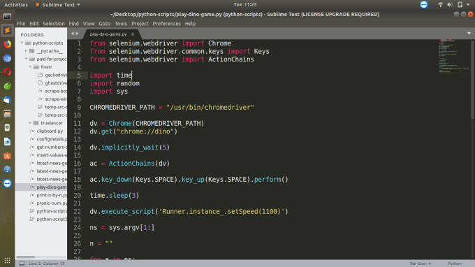 Create Python Scripts For Some Task By Coderamogh Fiverr