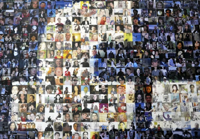 Turn your logo to an awesome collage of profile pictures in my style by ...