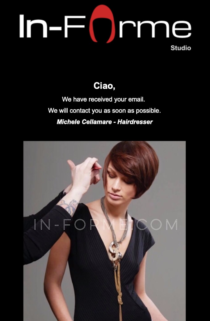 Design an auto reply email with logo, text and image sent from your ...