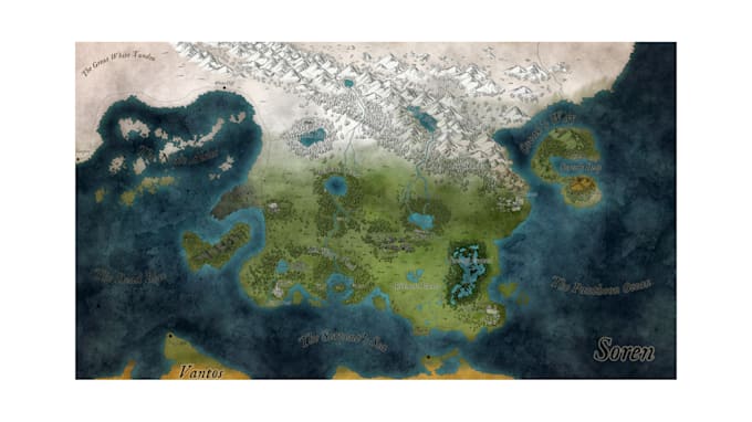 Help you bring your fantasy map to life by Galaxypod | Fiverr