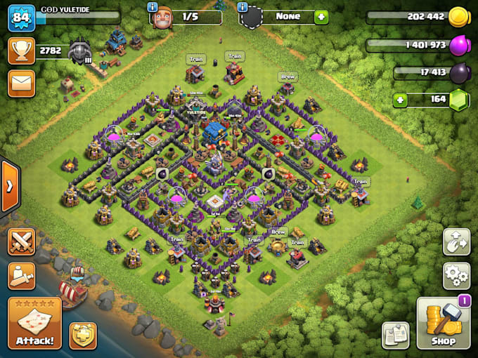 Set up a stunning clash of clans description for a clan by Bill ...