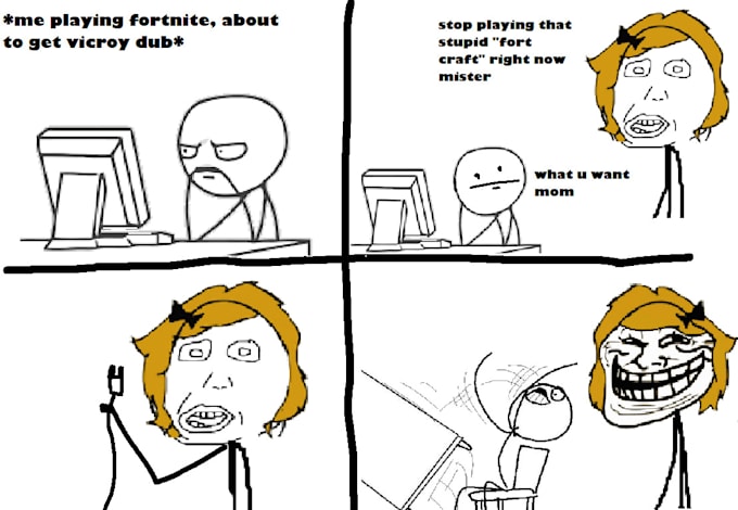 Make you a custom rage comic by Pokeparas | Fiverr