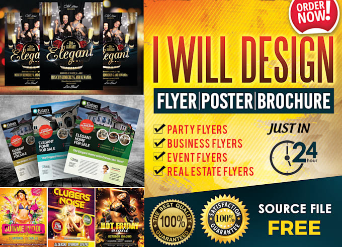 Do unique flyer design poster design or brochure design by Mobeenumar ...