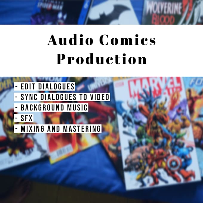 Compose music and add sfx for an audio comic for you by Big_flaym | Fiverr