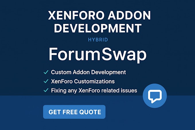 Create xenforo addon for you by Forumswap | Fiverr