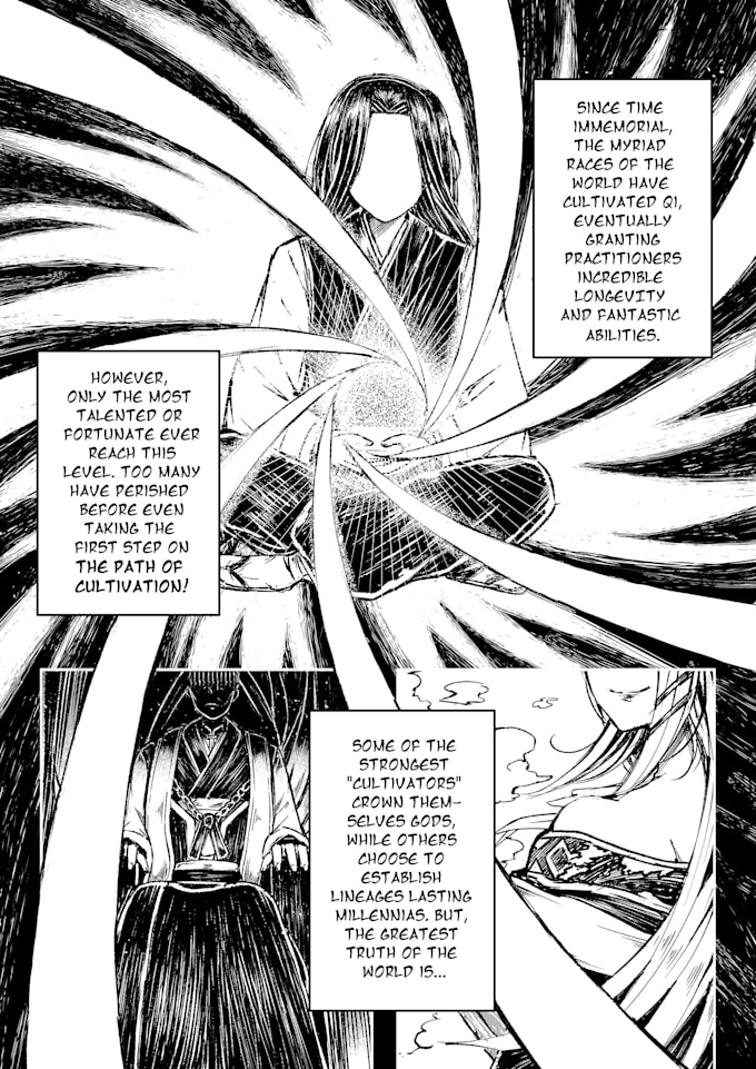 Illustrate custom designed manga pages by Ainoyu | Fiverr