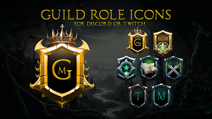 Design 3 role icons badges for discord , twitch , kick by Edengaming ...