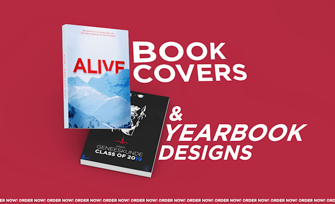 Make a cover for your yearbook, ebook or book by Simonlauwers | Fiverr