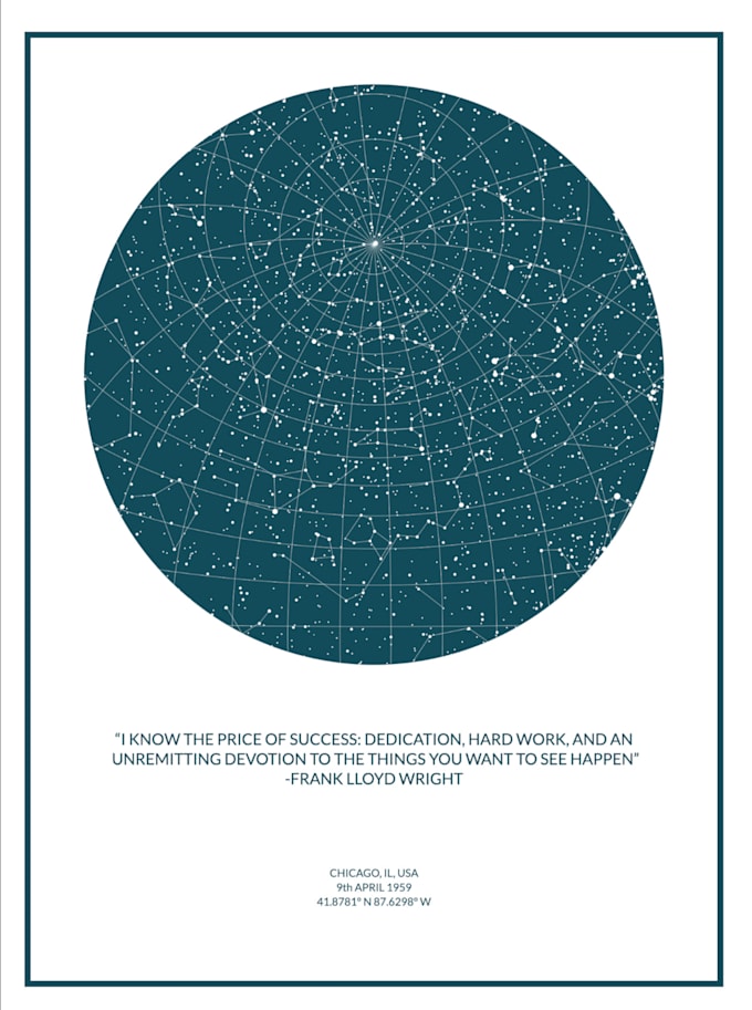 Make you a star map by Merrickrobinson | Fiverr