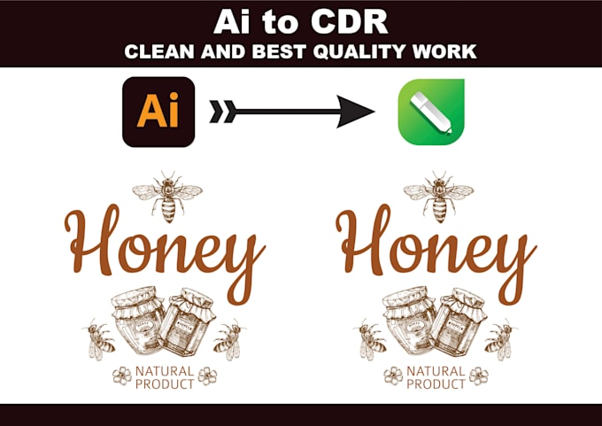 Replicate your logo or image to vector ai, eps, pdf, psd to cdr by ...