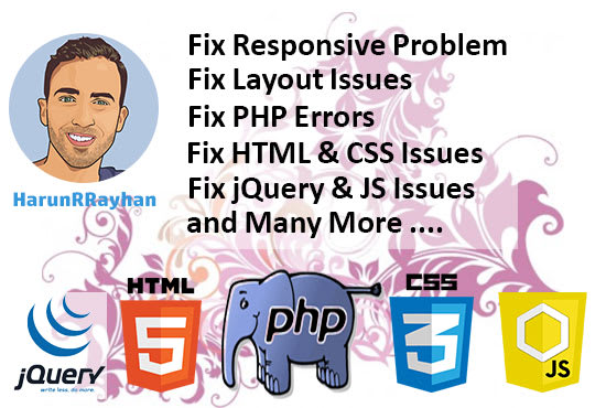 Fix html, css, php and js errors in 24 hours by Harunr | Fiverr Fix html, css, php and js errors in 24 hours by Harunr | Fiverr