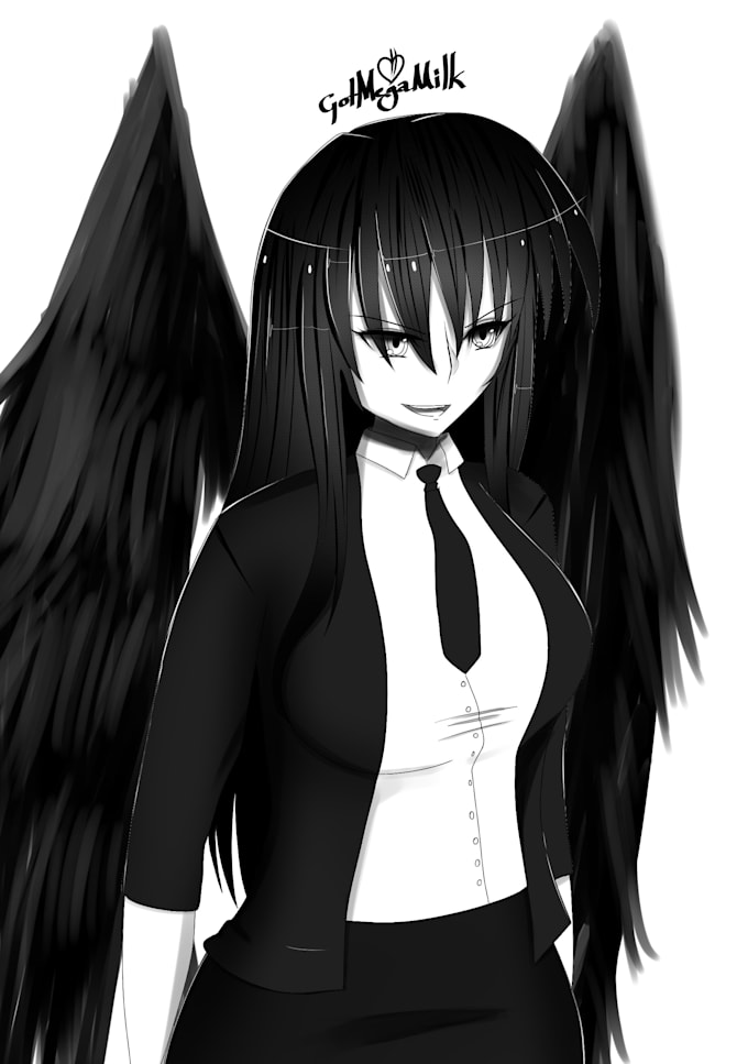 Draw you manga girls for your logo, mascot, banner, etc by Gotmegamilk ...