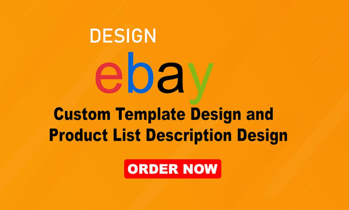 Design custom ebay listing template by Sanachohan994 | Fiverr