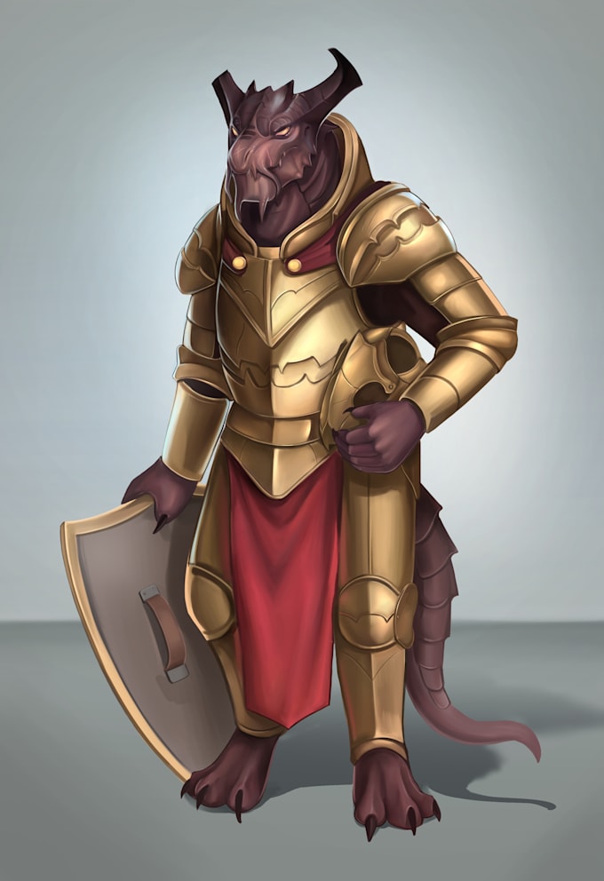 Render character art for you for your dnd campaign by Torvundart | Fiverr
