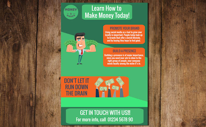 Create a unique, flat advertisement flyer by Aybarsuyanik | Fiverr