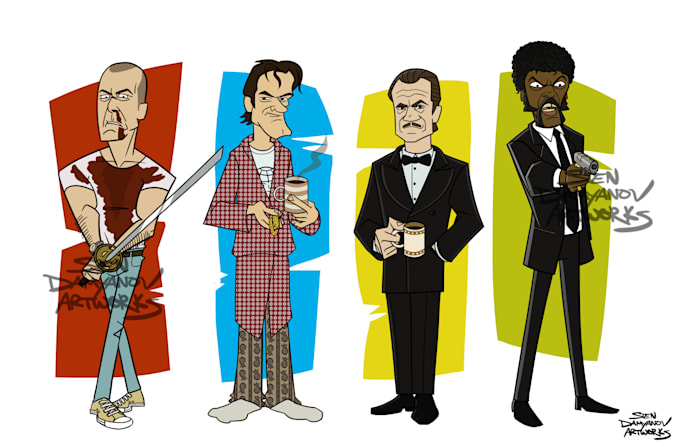 Draw cartoon portrait of yourself in my personal style by Stendamyanov ...