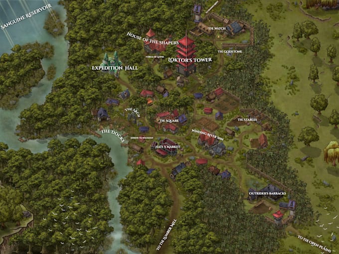 Create your ttrpg fantasy map by Mrchris92 | Fiverr