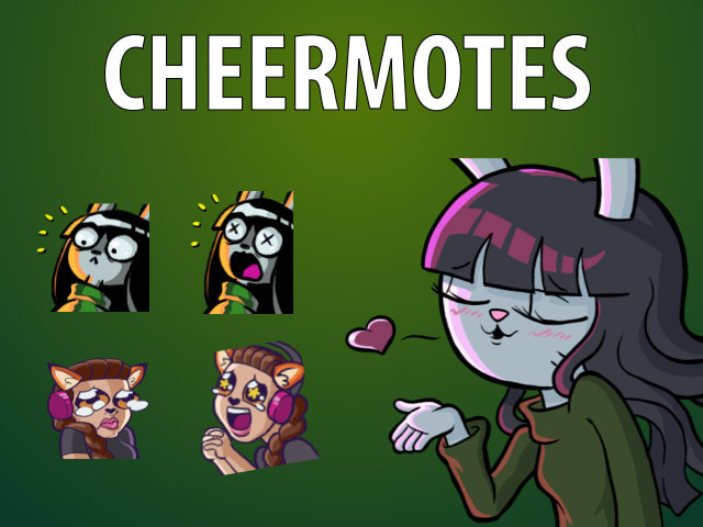 Design your twitch cheermotes by Donguerolabs | Fiverr