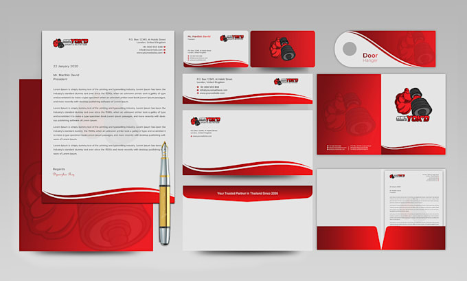 Design business card, letterhead, and stationery items by Dipangkarroy ...