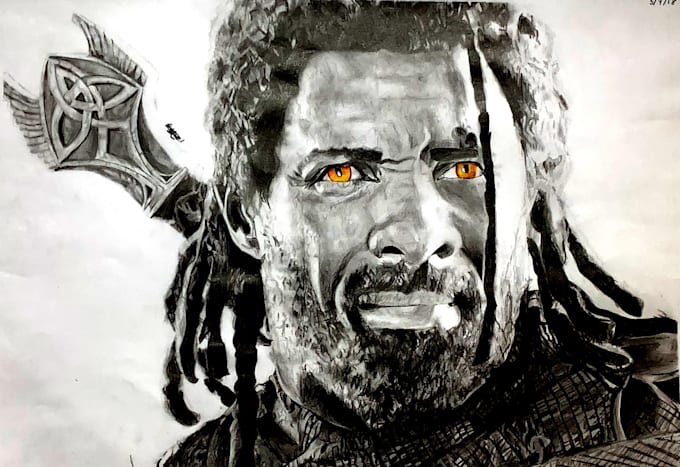 Sketch detailed pencil drawing by Mimi_ii | Fiverr