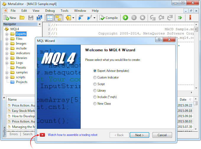 Put your robot eas ex4 to mql4 by Thierrygbahi | Fiverr