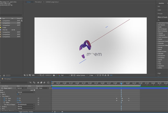 Create a custom motion graphics animated logo intro by Mezono82 | Fiverr