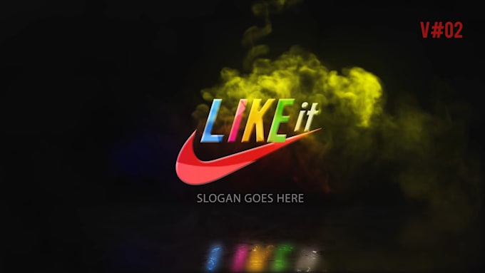 Make colorful smoke logo animation and youtube intro outro video by ...