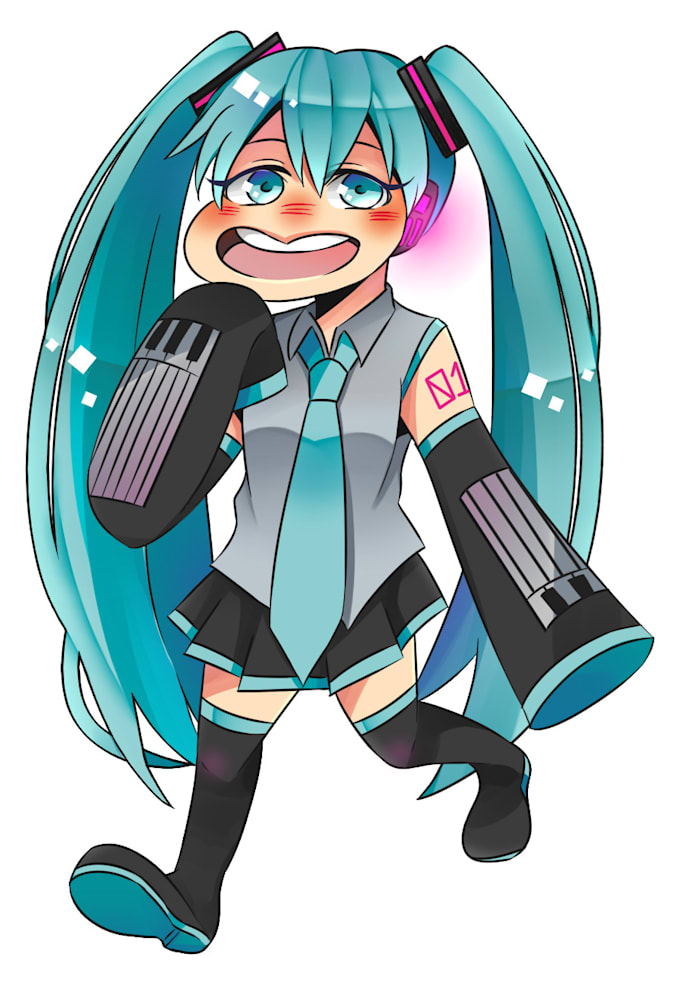 Draw cute animated pagedoll of your character by Miru_kun_ | Fiverr