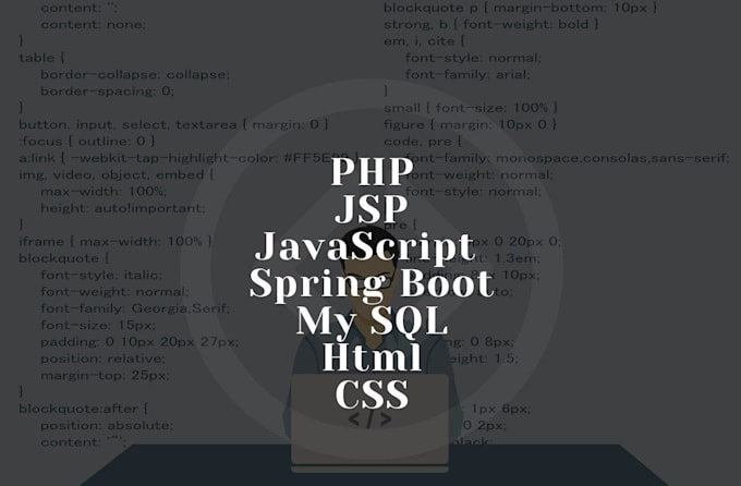 Develop java,javascript,react, mysql,html,css and bug fix by Dilipvijethunga | Fiverr