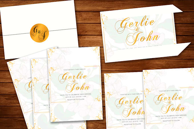 Do your invitation, im good of any layout design by Robcreation | Fiverr