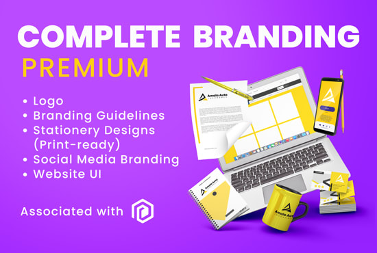 Design a complete branding package with brand guidelines by Sach007 ...