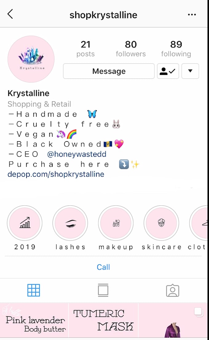 Create an instagram influencer starter page by Lecenttyrrell | Fiverr