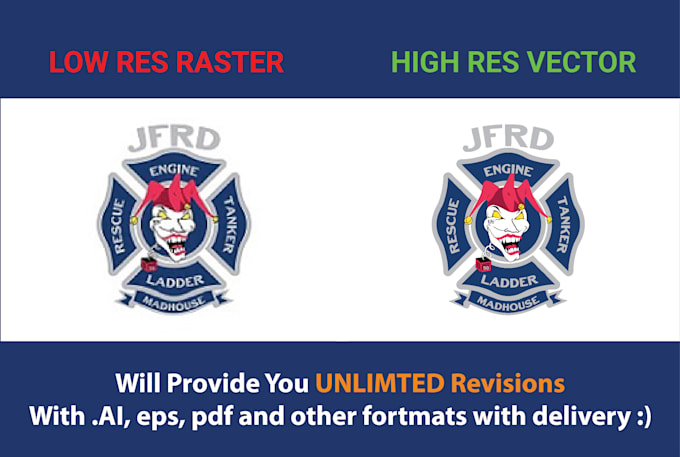 Do vector tracing of your low resolution files by Designing_hut | Fiverr