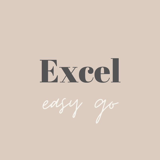 Use excel to solve your problem by Cksun2019 | Fiverr