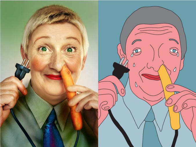 Draw a really ugly and unrealistic portrait of you crying by Thesadfork ...