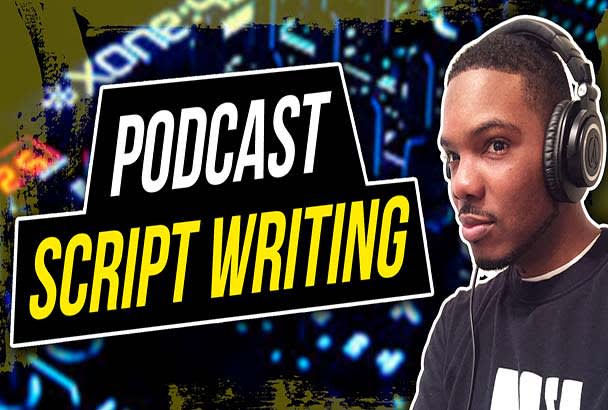 Write your podcast intro and outro script by Jay717 | Fiverr